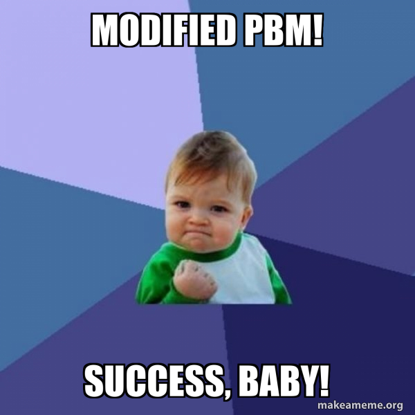 Modified PBM! Success, baby! - Success Kid Meme Generator