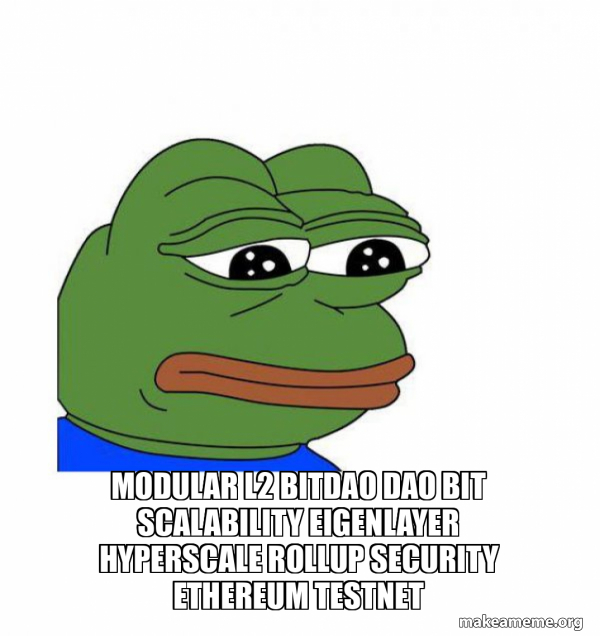 modular L2 BitDAO DAO BIT scalability EigenLayer hyperscale rollup ...