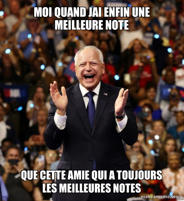 moi quand jai enfin une meilleure note que cette amie qui a toujours ...