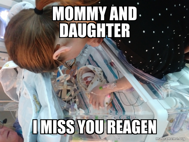 Mommy and daughter I miss you reagen Meme Generator