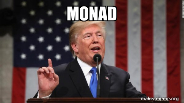 Monad - Donald Trump Meme Generator
