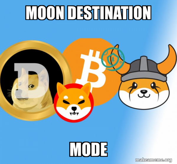 moon destination mode - Meme Coin Meme Generator