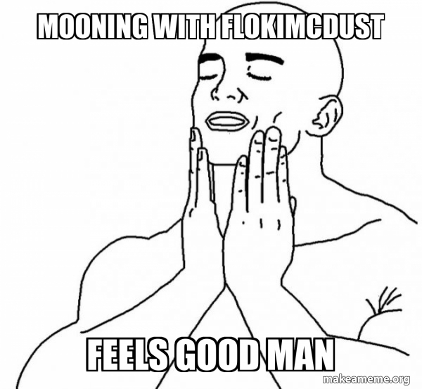 Mooning with Flokimcdust Feels good man - Feels Good Meme Generator