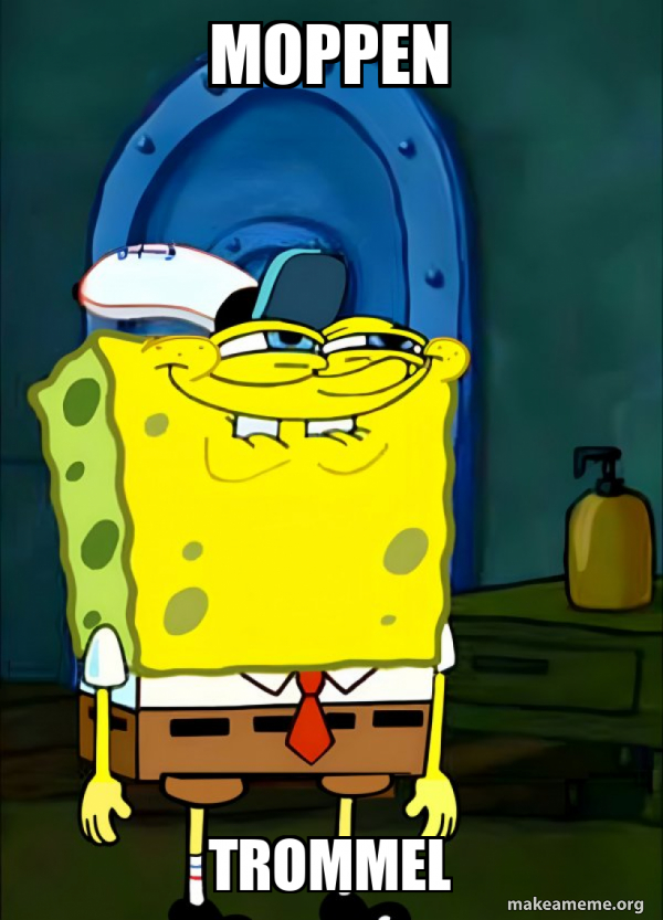 moppen trommel - SpongeBob Grin Meme Generator