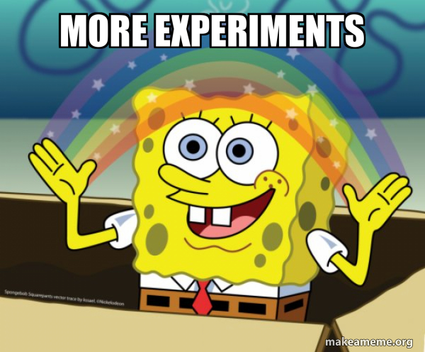 More experiments - Rainbow SpongeBob Meme Generator