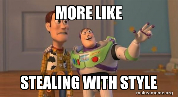 More like Stealing with style - Buzz and Woody (Toy Story) Meme Meme ...