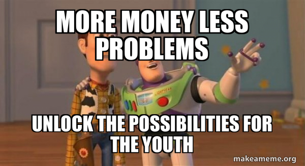 more money less problems unlock the possibilities for the youth - Buzz ...