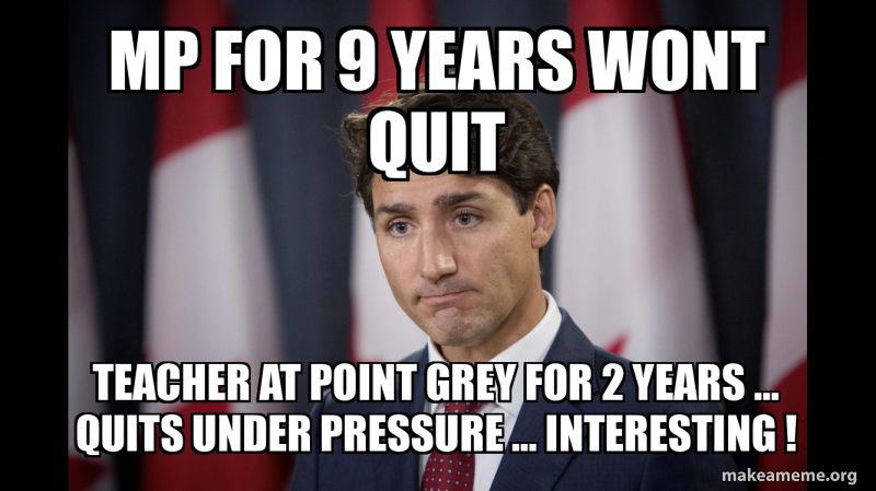 Mp for 9 years wont quit Teacher at point Grey for 2 years … quits ...