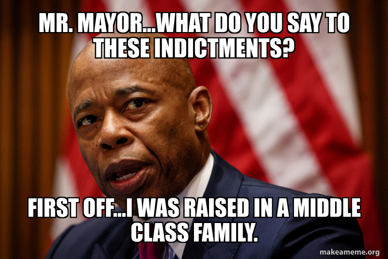 Mr. Mayor...What do you say to these indictments? First off...I was ...