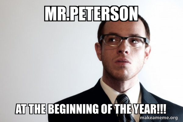 Mr.Peterson At the beginning of the year!!! - Sexually Oblivious ...