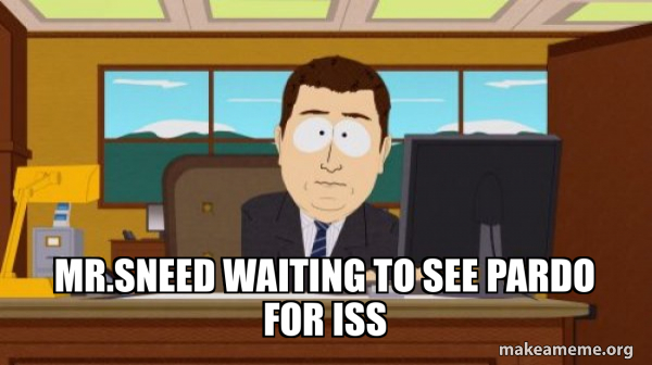 Mr.Sneed waiting to see Pardo for ISS - aaaand its gone Meme Generator