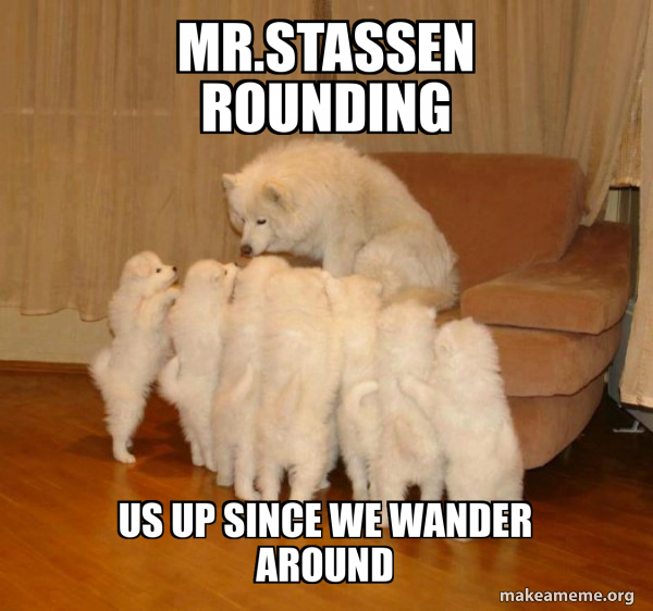 Mr.Stassen rounding us up since we wander around - Storytelling Dog ...