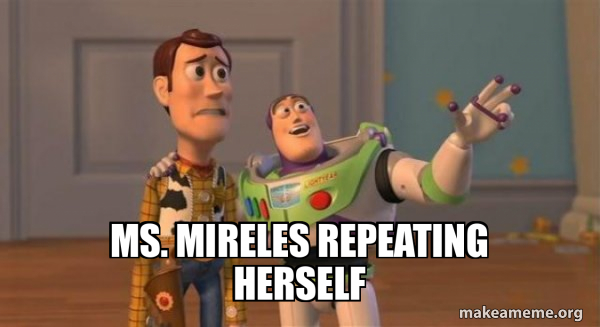 Ms. Mireles repeating herself - Buzz and Woody (Toy Story) Meme Meme ...