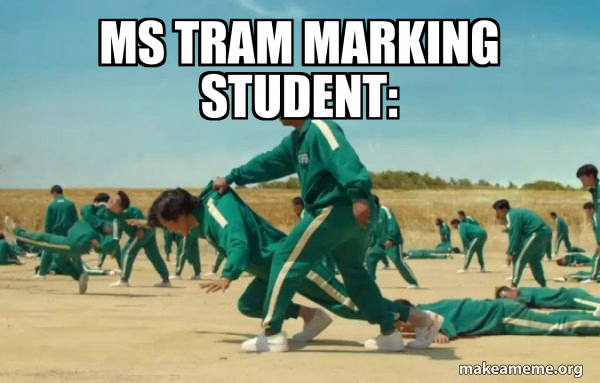 Ms Tram marking student: - Squid Game Ali Holding Seong Meme Generator