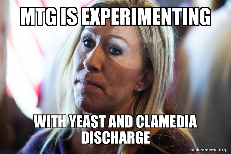 mtg is experimenting with yeast and clamedia discharge Meme Generator