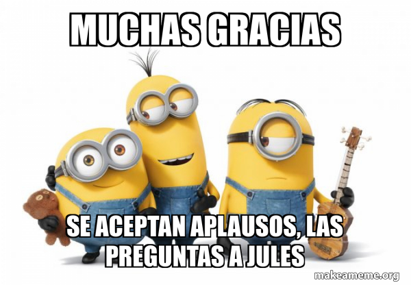 muchas gracias se aceptan aplausos, las preguntas a jules - Minions ...