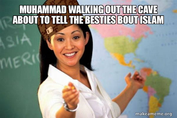 Muhammad Walking Out The Cave About To Tell The Besties Bout Islam ...