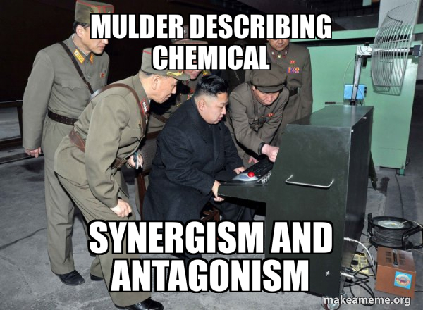Mulder describing chemical synergism and antagonism - North Korea Not ...