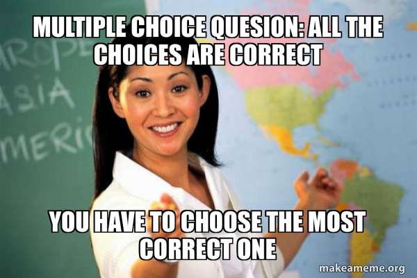 multiple choice quesion: all the choices are correct You have to choose ...