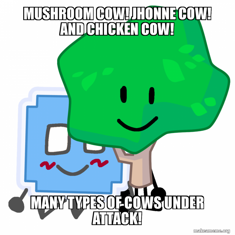 Mushroom cow! Jhonne Cow! And Chicken Cow! many types of cows under ...