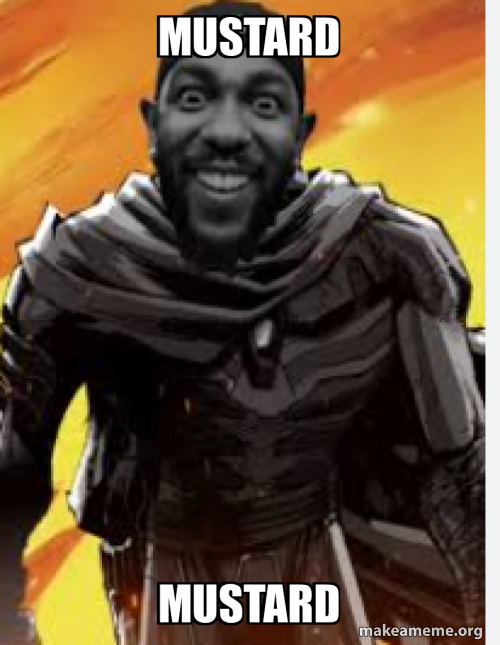 MUSTARD MUSTARD - MUSTARD superhero Meme Generator
