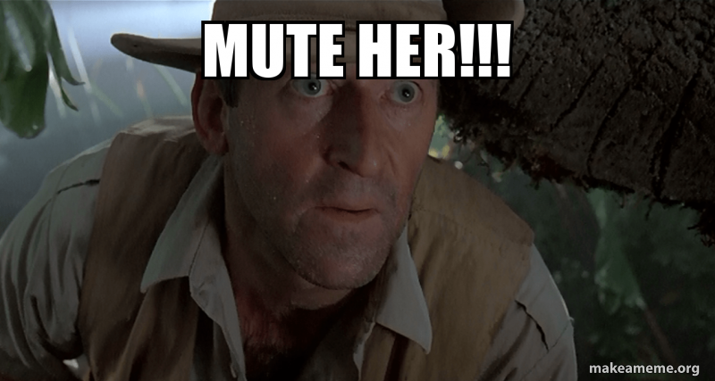MUTE HER!!! Meme Generator