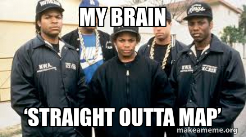 My brain ‘Straight Outta MAP’ Meme Generator