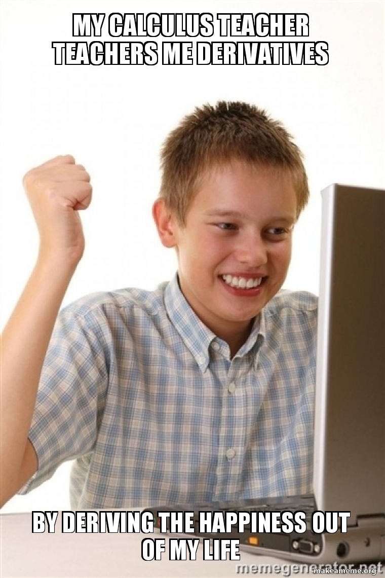 Funny Calculus Memes