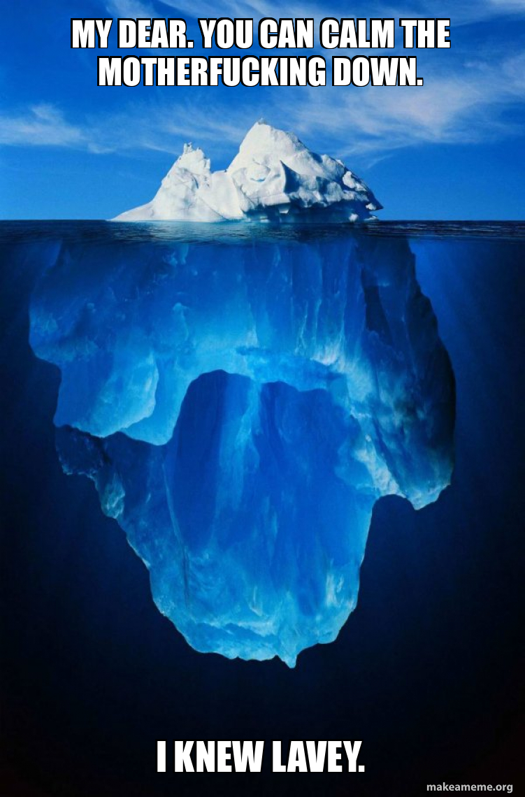 My Dear. You can Calm The Motherfucking Down. I knew LaVey. - Iceberg ...