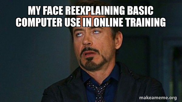 Memes Computer Face