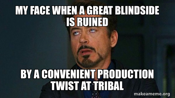 Blind Side Memes The Sarah Vote Out, Brad In The Bushes, JD Blindside,