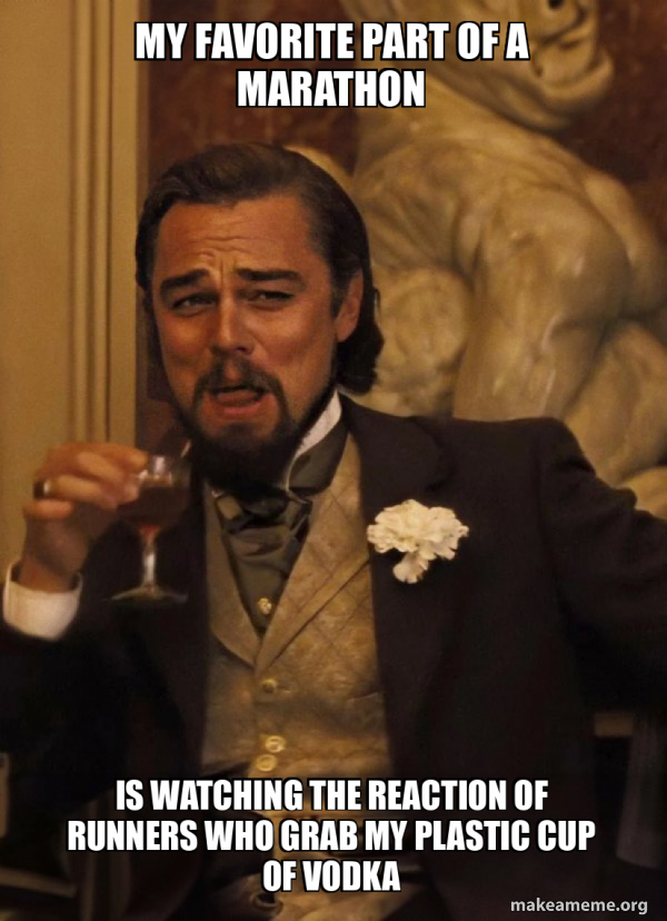My favorite part of a marathon is watching the reaction of runners who ...