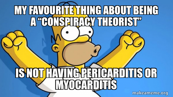 My favourite thing about being a “conspiracy theorist” Is not having ...