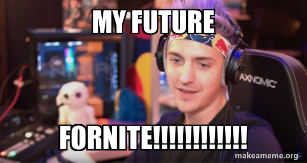 my future Fornite!!!!!!!!!!!! - Ninja Tyler Blevins Meme Generator