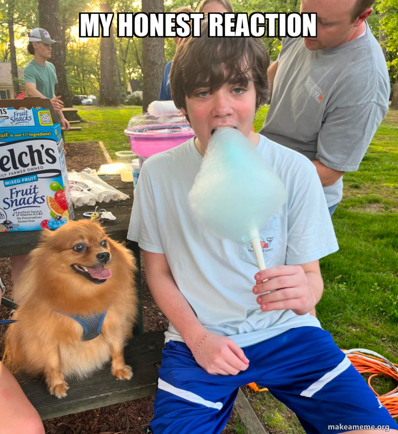 My honest reaction Meme Generator