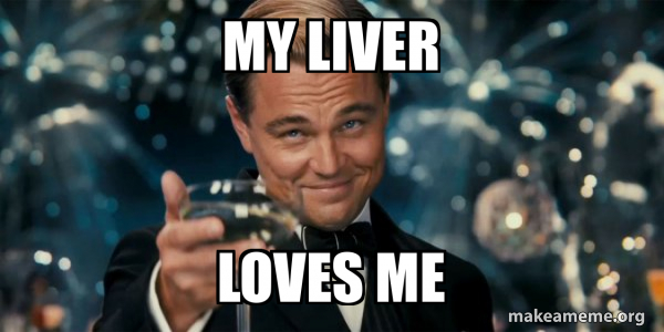 My Liver Loves me - Great Gatsby Reaction - Leonardo DiCaprio Toast ...
