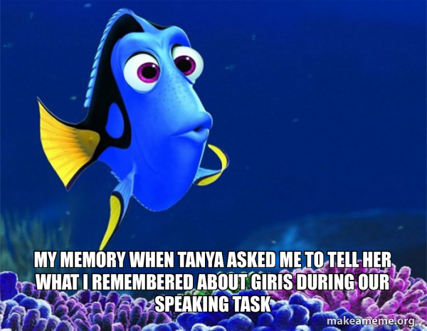 MY MEMORY WHEN TANYA ASKED ME TO TELL HER WHAT I REMEMBERED ABOUT GIRIS ...