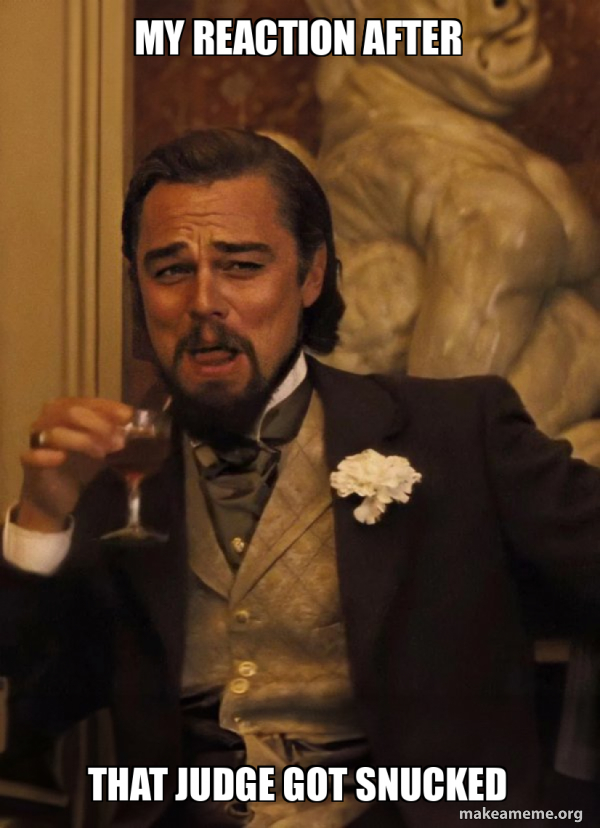 MY REACTION AFTER THAT JUDGE GOT SNUCKED - Leonardo DiCaprio Laughing ...