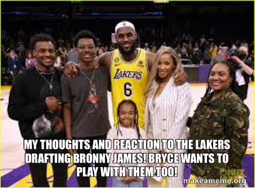 My thoughts and reaction to the Lakers drafting Bronny James! Bryce ...