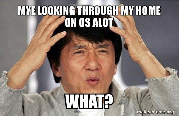 MYE LOOKING THROUGH MY HOME ON OS ALOT WHAT? - Jackie Chan Why? Meme ...