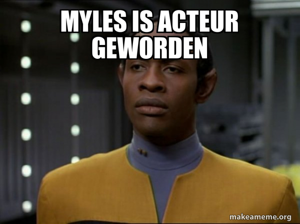 myles is acteur geworden - Skeptical Vulcan Meme Generator