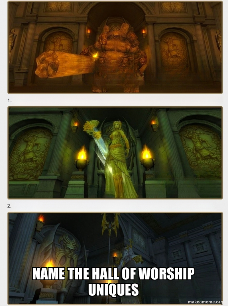 name the hall of worshıp unıques Meme Generator