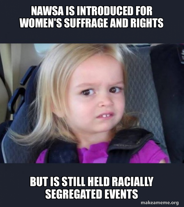 NAWSA is introduced for women's suffrage and rights But is still held ...