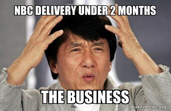 NBC delivery under 2 months the business - Jackie Chan Why? Meme Generator