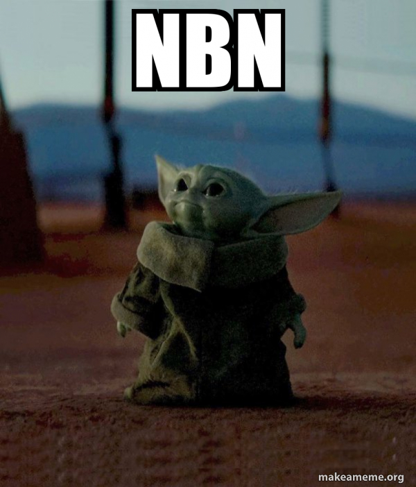 nbn - Baby Yoda Meme Generator