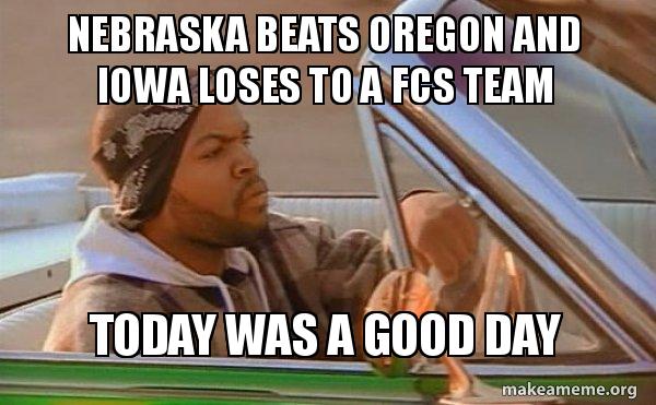 Nebraska Iowa Memes Just An Iowa Guy In A Nebraska World Shirt,