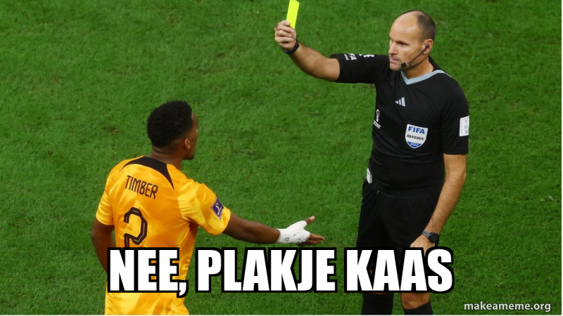 Nee, Plakje kaas - plakjekaas Meme Generator