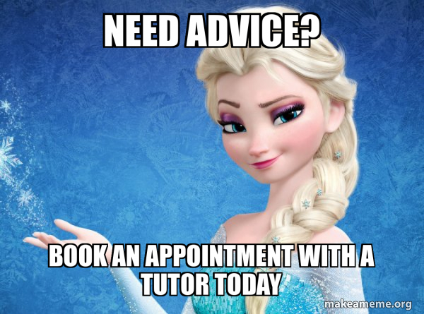 Need advice? Book an appointment with a tutor today - Elsa from Frozen ...