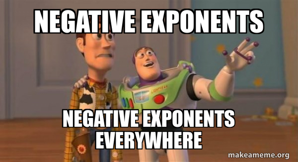 Negative exponents Negative exponents everywhere - Buzz and Woody (Toy ...