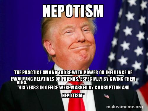 nepotism The practice among those with power or influence of favouring ...